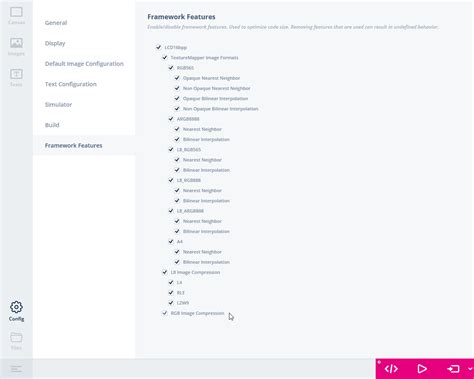 Image Compression TouchGFX Documentation
