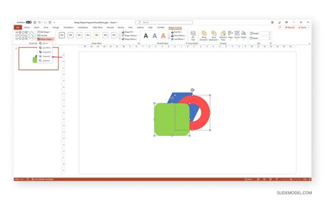 24merge Shapes Intersect Powerpoint Slidemodel