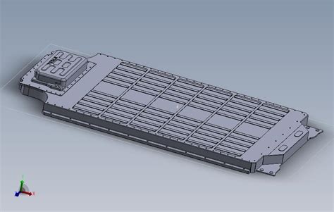 特斯拉型号s电池组solidworks 2014模型图纸免费下载 懒石网