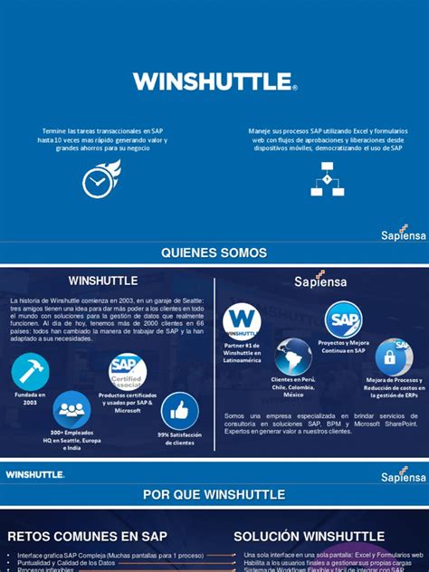 35 Brochure Winshuttle Foundation Pdf Computación En La Nube