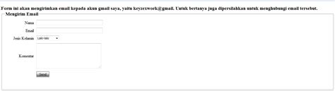 Membuat Form Dan Input Pada Html Keyzex