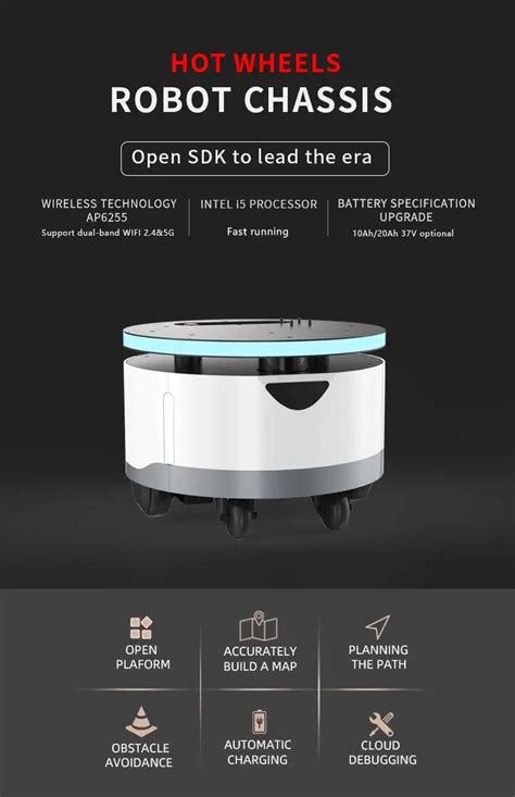 Unique Remote Deployment Capability Open SDK Interface Robot Chassis AVG Robot Chassis View AVG
