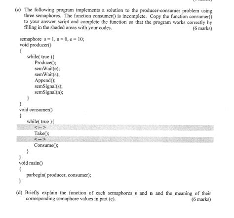 Solved The Following Program Implements A Solution To The