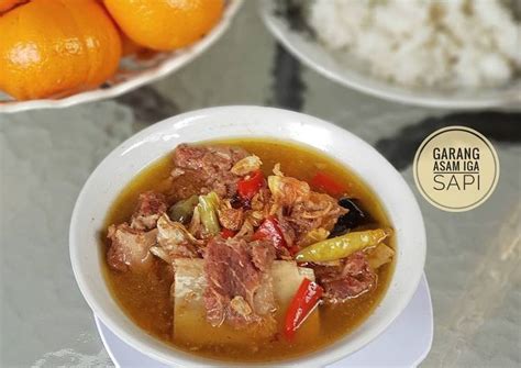 Resep Iga Garang Asam Belajar Masak