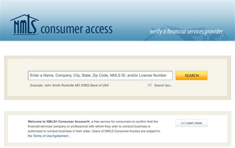 NMLS Consumer Access How To Verify Mortgage Professionals