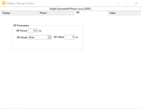 Settings Window — Alligator 100 Documentation