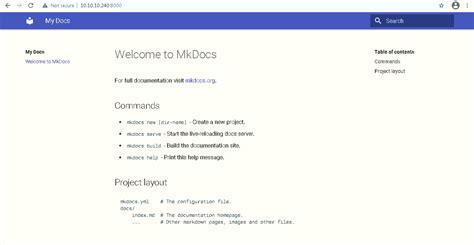 How To Install MkDocs On Debian 10 AventisTech