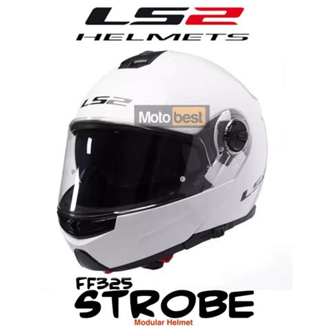 Ls2 Ff325 Strobe Modular Helmet Dual Visor Shopee Philippines