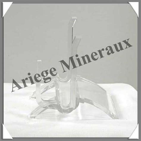 Plexiglass Pour Minéraux Presentoir Chevalet 75x59x56 Mm 36a