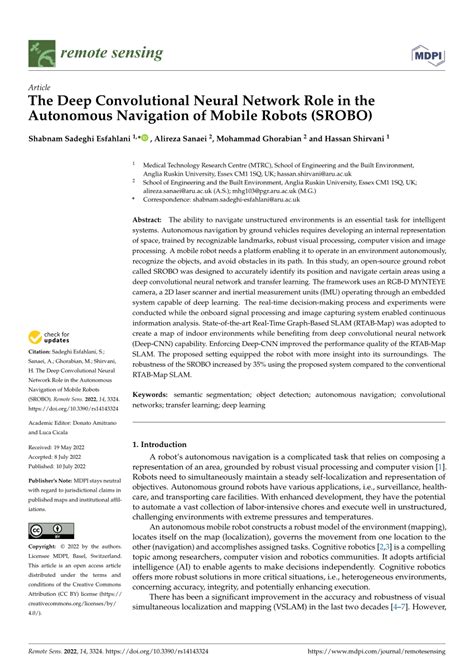 pdf the deep convolutional neural network role in the autonomous