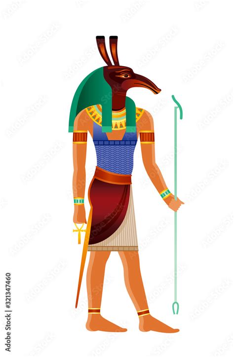 Seth Egyptian God Set Ancient Egyptian God Of Chaos Fire Desert