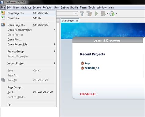 Programación en JAVA Como crear un proyecto en NetBeans Cap