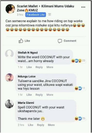 Spell Coconut Sex Tip For Women Has Now Become A Viral Meme