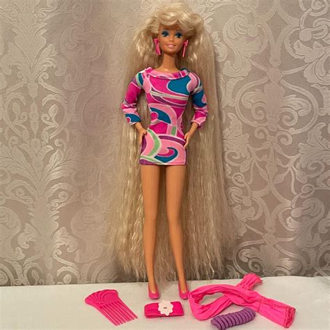 Vintage Totally Hair Barbie Doll Blonde 1992 Etsy