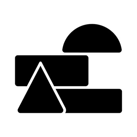 Premium Vector Blocks Vector Illustration Style