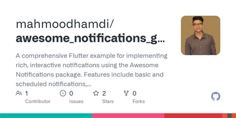 Github Mahmoodhamdiawesomenotificationsguide A Comprehensive Flutter Example For