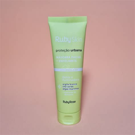 Máscara Facial Esfoliante Ruby Rose Loja Db Makeup