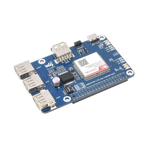Cat 1 Gnss Hat For Raspberry Pi Based On Sim7670g Module Global Multi Band Lte 4g Cat 1