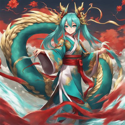 Hatsune Miku As A Chinese Dragon Hero By Sympathymiku On Deviantart