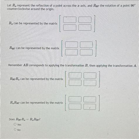 Solved Hi I Need Help With This Linear Transformation Chegg