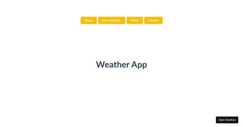 Weather Display Codesandbox Weather Display Codesandbox