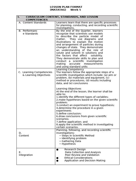 Lpmatatag Enhanced Science Week 5 Pdf