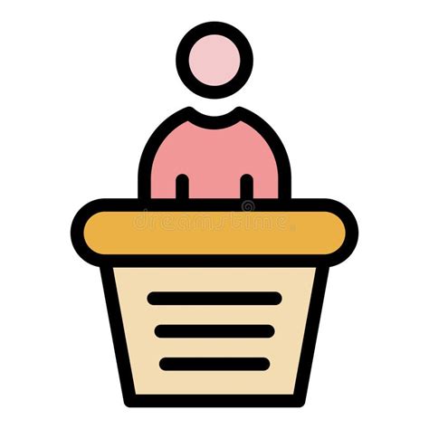 Sex Education Speaker Icon Outline Vector Gender Health Stock Vector Illustration Of Consent