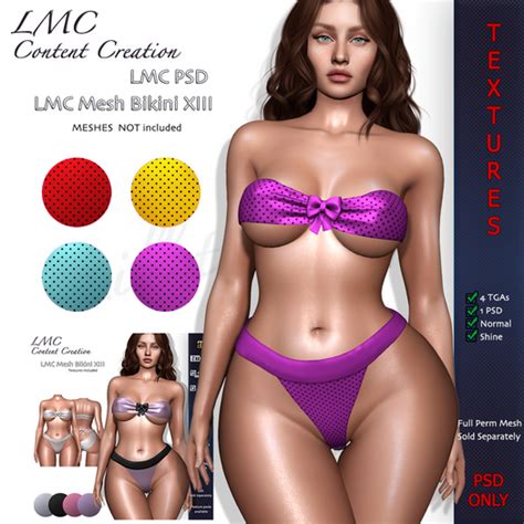 Second Life Marketplace Lmc Psd Bikini Xiii Psd And Textures Only