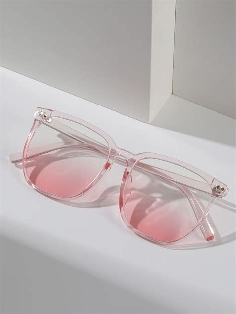 Square Frame Ombre Lens Fashion Glasses Glasses Fashion Fashion Eye Glasses Glasses Frames