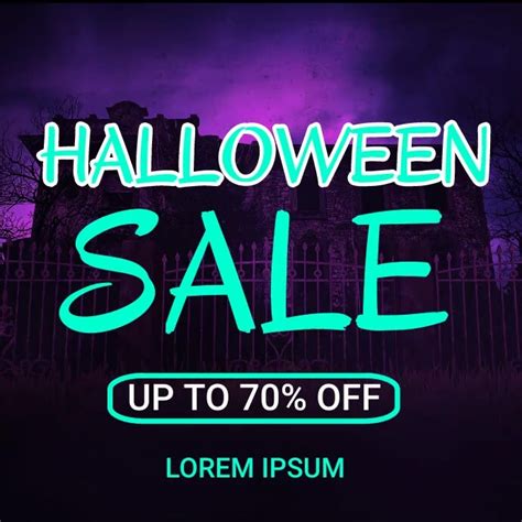 Halloween Nighthalloween Partypumpkin Template Postermywall