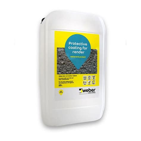 Saint Gobain Weberend Protect Coating For Render 25l Insulation