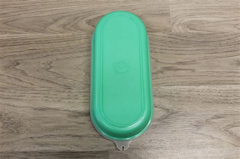 Vintage Tupperware Jade Green Cheese Grater Container 1375 With Lid No