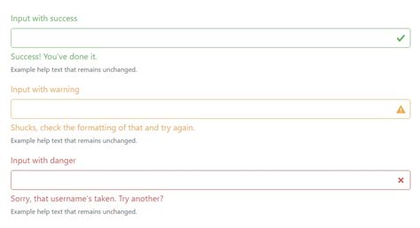 Bootstrap Form Input
