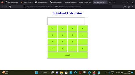GitHub Mohamedzayeemnadeem Calc