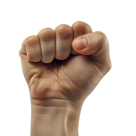 Close Up Of A Clenched Fist 51453385 Png