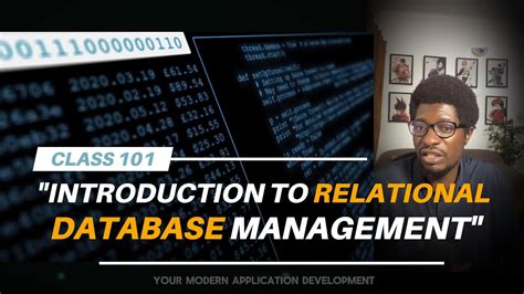 Mysql 101 Introduction To Relational Database Management System Rdbms Youtube