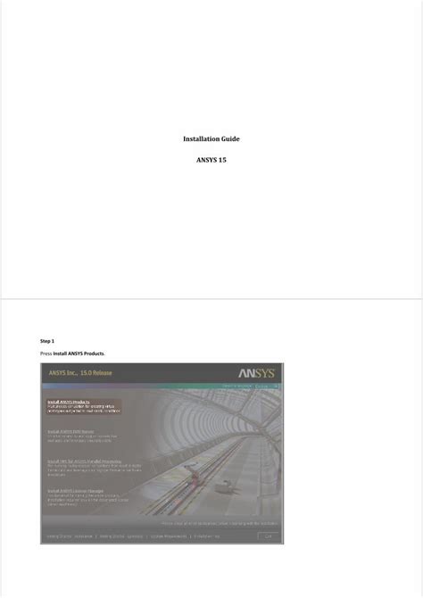 Pdf Installation Guide Ansys 15ansys15pdfinstallation Guide Ansys