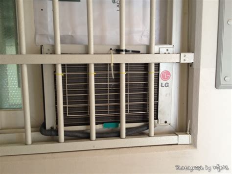 창문형 에어컨 설치 배수 처리 [에어컨 호스 에어컨 드레인호스] 네이버 블로그