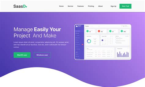 Saas Product Landing Page UI Design On Behance