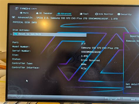 Abnormal Status Reported By Rapid Storage Technology Uefi Driver Intel Community
