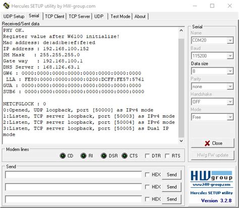 Wiznet W6100evb Loopback Wiznet Makers
