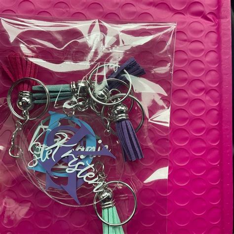Personalized Monogram Keychains T Etsy
