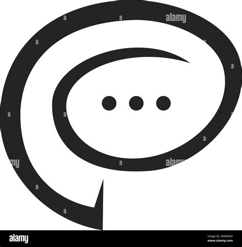 Communication Logo Template Icon Illustration Brand Identity Isolated