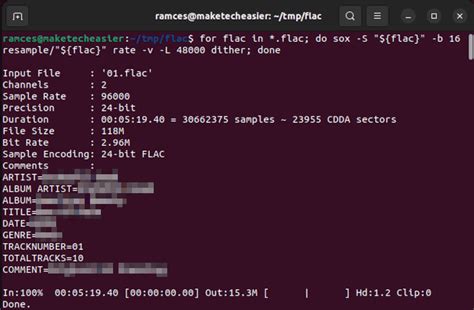 how to resample hi res flac in linux make tech easier