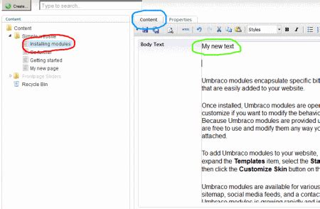 How To Edit An Umbraco Page UQuickstart The Fast Track To Umbraco