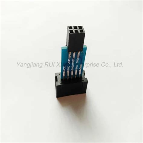 Avrispusbaspstk500 10pin To 6pin Standard Transfer Seat Isp Adapter