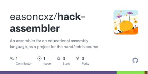 GitHub Easoncxz Hack Assembler An Assembler For An Educational Assembly Language As A