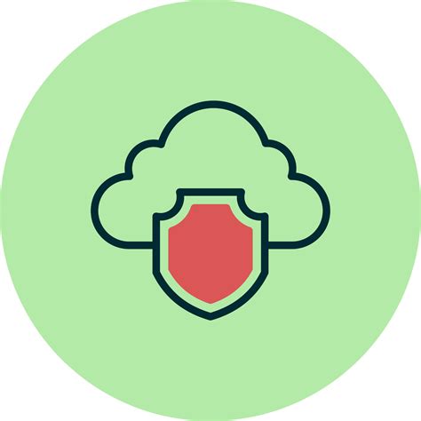 Cloud Security Vector Icon 21089732 Vector Art At Vecteezy