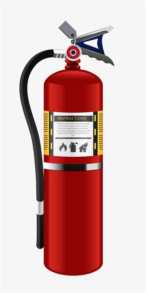 Fire Extinguisher Illustration Safety Equipment Visual Guide 3593601