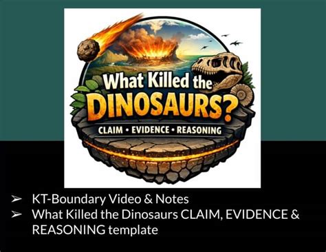 Dinosaur Extinction Claim Evidence Reasoningday The Mesozoic Died Video